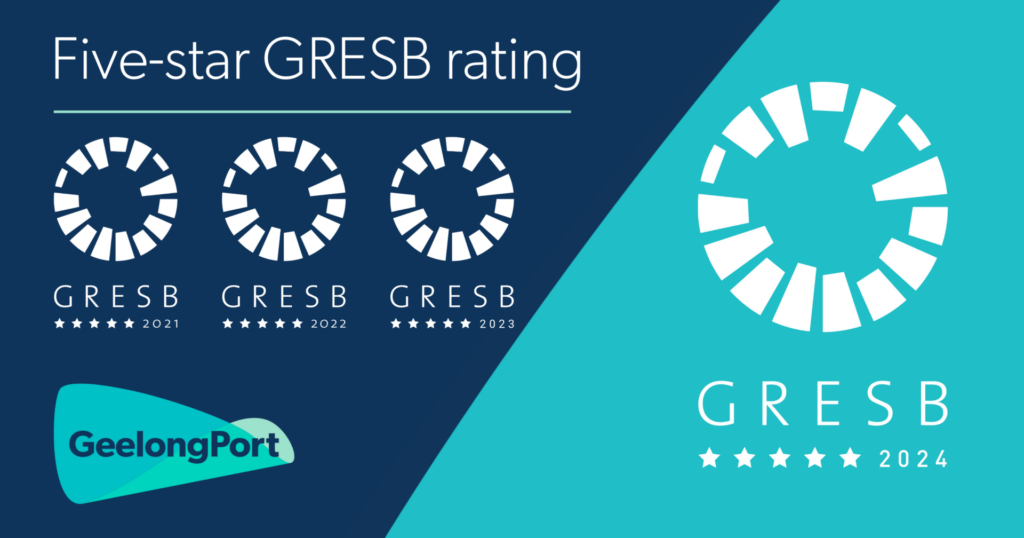 GeelongPort receives fourth five-star GRESB rating | GeelongPort